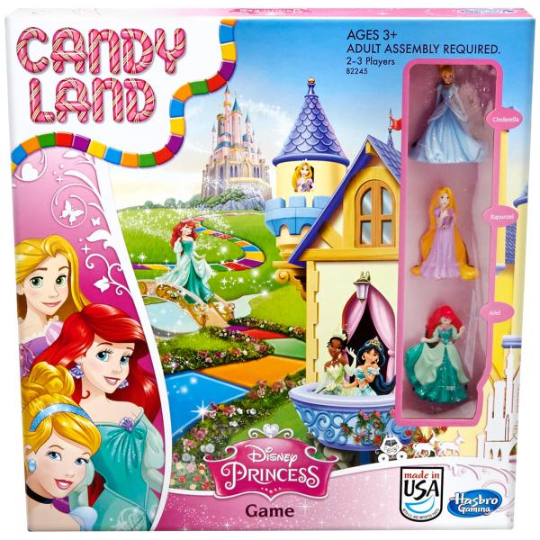 ・DISNEY PRINCESS VERSION OF CANDY LAND GAME: Remember playing the Candy Land board game as a kid. Introduce a new genera...