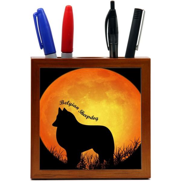 ・Made from Designer Series Cherry Wood・Image featured on a 4" Gloss Ceramic Professional Grade Tile・Three Circular Holes...