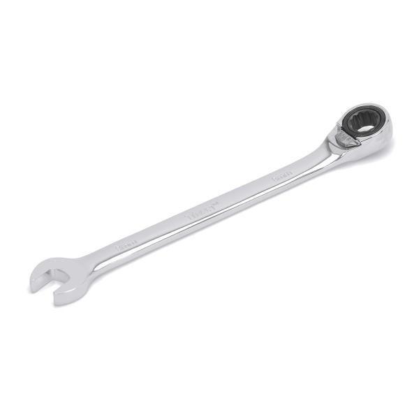 ・12-Point 72-Tooth box-end ratchet design allows for fast action combined with the versatility of an open-end wrench・Con...