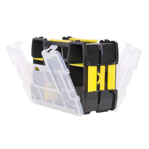 ・Pack of 2; Locking latches and carriage of up to 3 at once・Removable dividers provide high customization for small part...