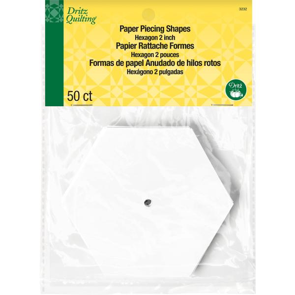 ・No sewing machine required for piecing・Fabric is folded over paper shapes and secured with basting stitches・Pieces are ...