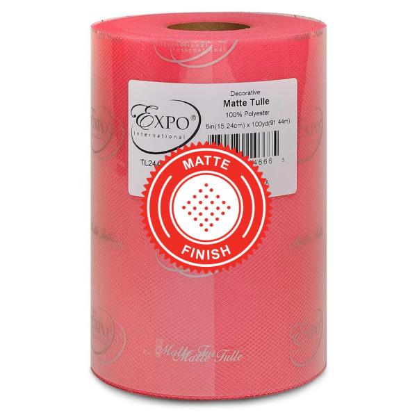 ・HIGH-QUALITY TULLE: Our Decorative Matte Tulle is a soft craft material that infuses texture and depth into any creativ...