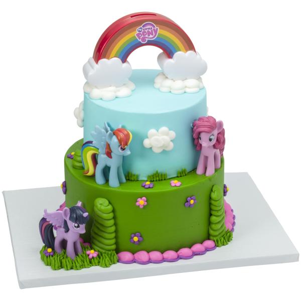 ・My Little Pony Over The Rainbow Signature Cake Topper - Create a memorable My Little Pony Party with this show stopping...