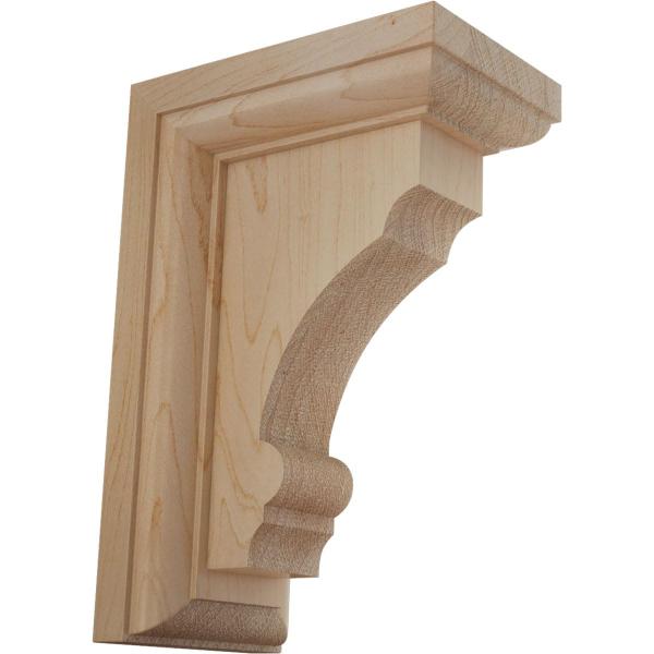 ・Dimensions: 2-1/2 in. Width x 4 in. Depth x 6 in. Height・Precision carved and available in alder, cherry, maple, red oa...