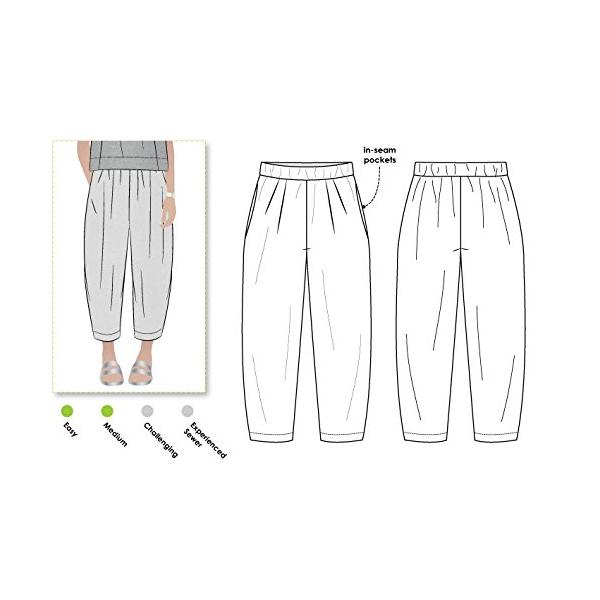 ・Style Arc pattern for a designer pull-on pant. Style Arc's industry-based designer patterns are now available for you t...