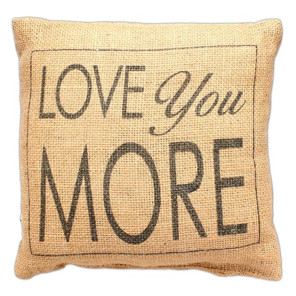 ・自然のアクセントがシンプルになる枕、ブラックのレタリング・読み取り。。。よりあなたのいる・コットン100 %の麻布・約8 x 8インチ・ファスナー付き、洗濯可能なピローケースと含まれているフォーム