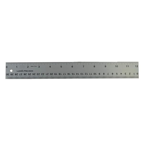 ・12" LENGTH - Aluminum metal ruler is a straight edge that is a durable tool for measuring and drafting・NON-SLIP BACKING...