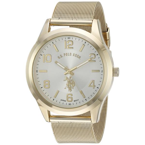 ・Gold Watch with Mesh Band・Analog Watch・Analog-quartz Movement・Case Diameter: 45mm・Not Water Resistant