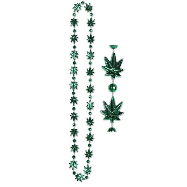 ・INCLUDES: 2 necklaces in package・MEASURES: Each Necklace measures 33 inches・MADE OF PLASTIC・USE: Wear for a 420 themed ...