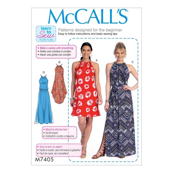 ・Size: 4-6-8-10-12-14・Includes pattern pieces and sewing instructions・Made by mccall's・Copyright 2018・Printed in the u.S.A