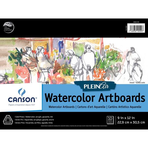 ・These pads enable the artist to express their creativity indoors and outdoors・Contain 10 Rigid art boards that are glue...