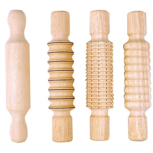 ・WHAT YOU GET: 4 rolling pins with 4 different textured patterns (patterns may vary).・USES: Adding texture to clay and d...
