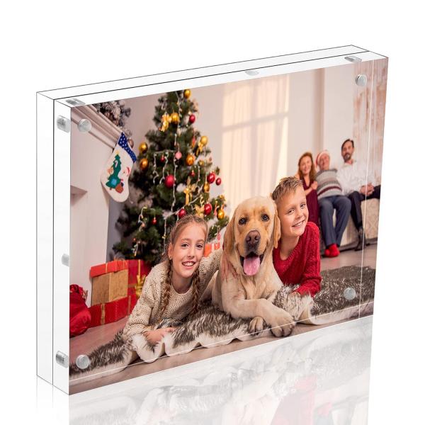 ・SAFE AND DURABLE - Clear Acrylic frames crafted with premium Grade-A acrylic, 20% thicker blocks than others that can l...
