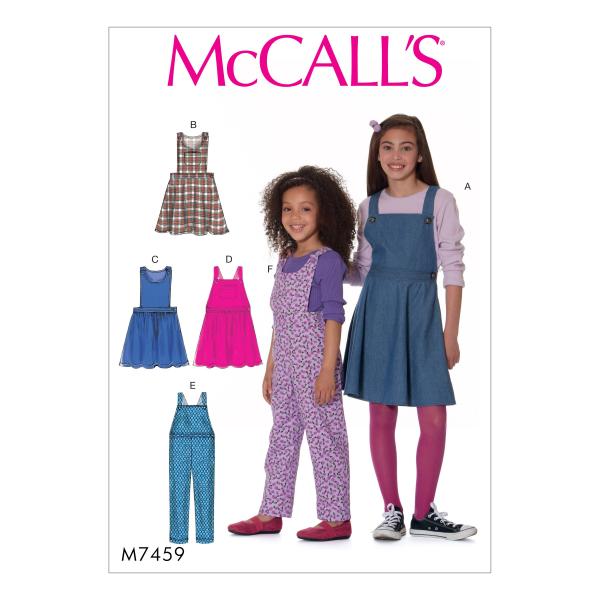 ・Size: chj (7-8-10-12-14)・Includes pattern pieces and sewing instructions・Made by mccall's・Copyright 2018・Printed in the...