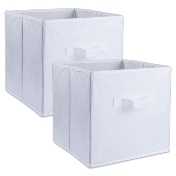 ・FITS INTO CUBE ORGANIZER: Storage bin measures 11x11x11", the perfect size for most cube organizers・EASY CARE: Shake br...