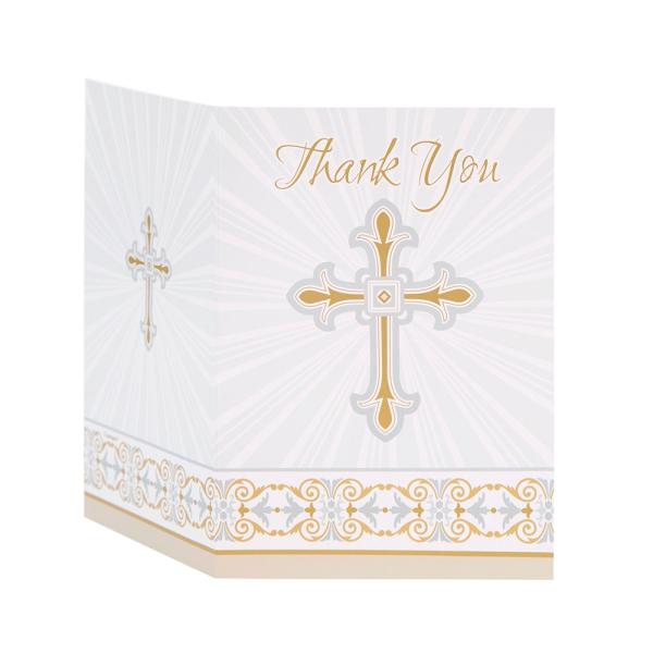・ELEGANT DESIGN: Showcase your appreciation with our beautifully crafted Elegant Gold ＆ Silver Radiant Cross Thank You N...