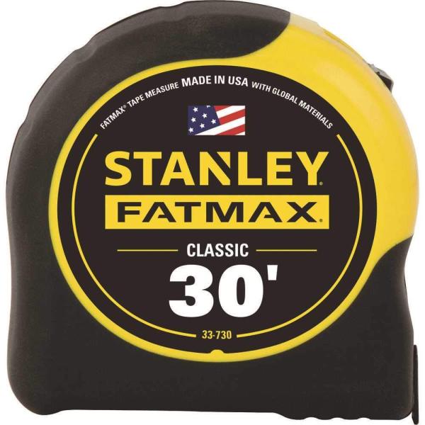 ・Stanley Hand Tools 33-730 1-1/4インチ X 30フィート FatMax 巻尺