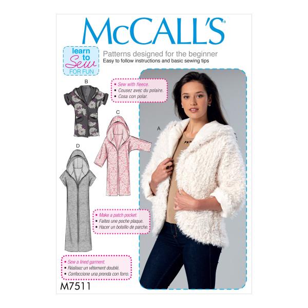 ・Size: 16-18-20-22-24-26・Includes pattern pieces and sewing instructions・Made by mccall's・Copyright 2018・Printed in the ...