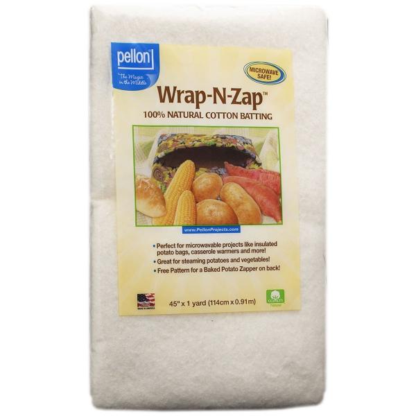 ・このパッケージには、1ヤードのWrap-N-Zap 100%天然コットンバッティング45インチ幅 (合計2ヤード) が2パック含まれています。・断熱ポテトバッグ、キャセロールウォーマーなどの電子レンジで使えるプロジェクトに最適です。 蒸し...