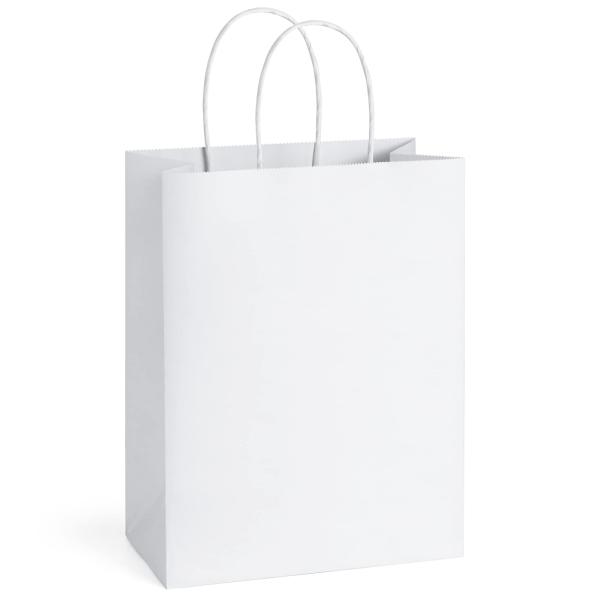 ・Eco-friendly Paper Bags: These white gift bags are made of 100% Recyclable Paper. FSC COMPLIANT. BagDream kraft paper b...