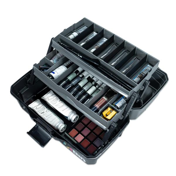 ・Art Supply Box: The ArtBin 2 tray supply box is designed to store all of your arts and crafts supplies such as paint br...