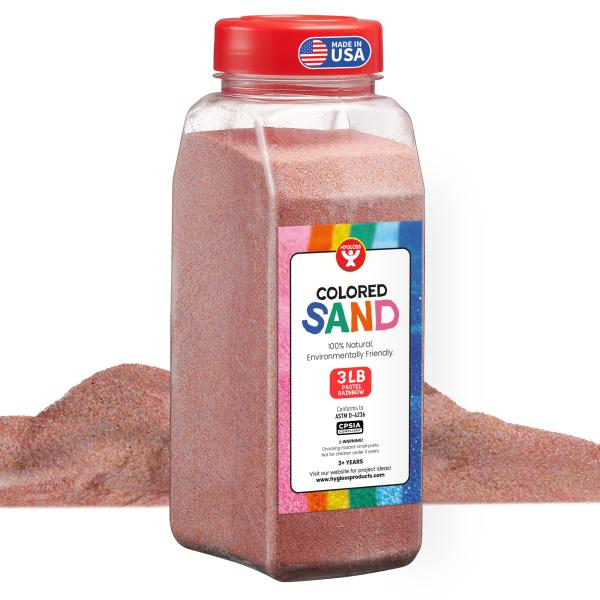 ・子供用の天然砂 - Hygloss のバケツ O' Sandは、極細で自然、環境に配慮しています。 当社のクラフトサンドは子供に安全で、シリカやクォーツは使用していません。CPSIA 規格に準拠しています。・様々な鮮やかな色 - 当社のカ...