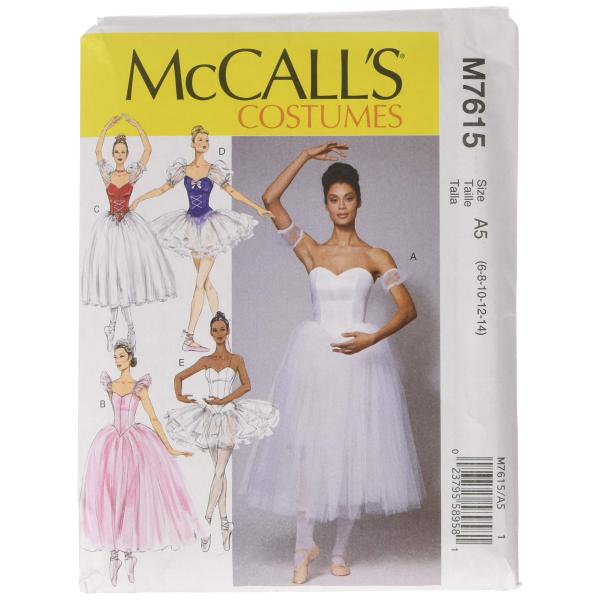・Includes (1) kit with pattern pieces and sewing instructions.・Sewing pattern creates costume that fits A5 Size (6-8-10-...
