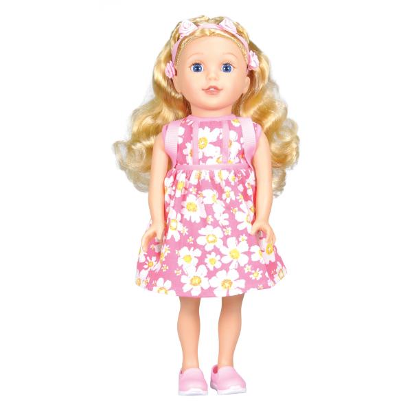 ・回転可能な腕と脚と長い毛。・この18インチ人形の小型バージョンは、妹が・服、靴、バックパック付き。・各バックパックは動物がテーマのデザイン - バタフライバックパック。