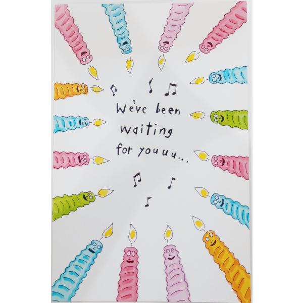 ・Includes Envelope・Front: We've been waiting for youuu...・Inside: Annoying little buggers, aren't they? Happy Birthday・M...