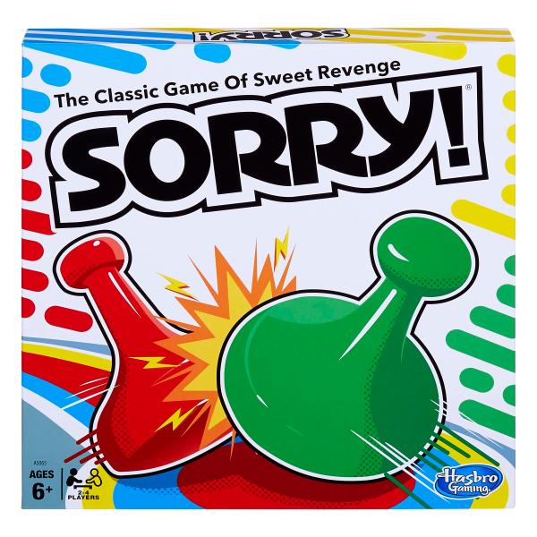 ・甘い復讐のゲーム:クラシックなSorryをお楽しみください! このSorryでゲームプレイ! 子供用ボードゲーム。 自宅への座席の端のレースなので、急いでそこに着きましょう。・最初の1つのホーム勝利:ポーン3つすべてをホームスペースに出す...
