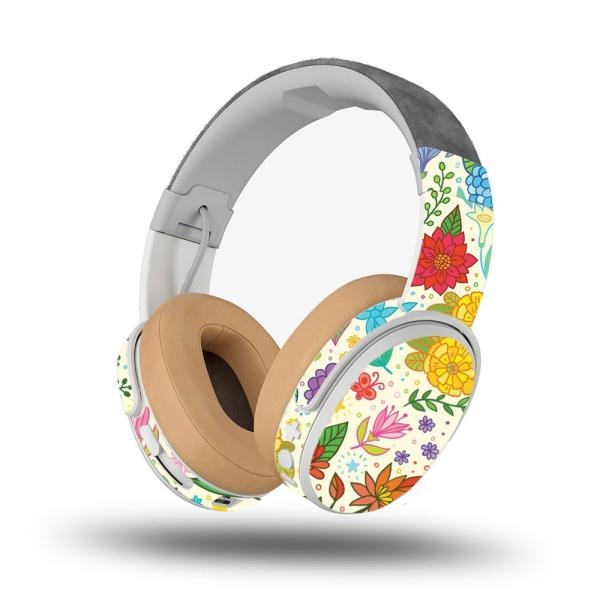 MightySkins（マイティスキンズ）製のSkullcandy Crusher Wireless対応ビニールスキンシール。?やかなフラワーガーデン柄でヘッドフォンをおしゃれにカスタマイズできます。超薄型・耐久性に優れた3M製ラミネートビ...