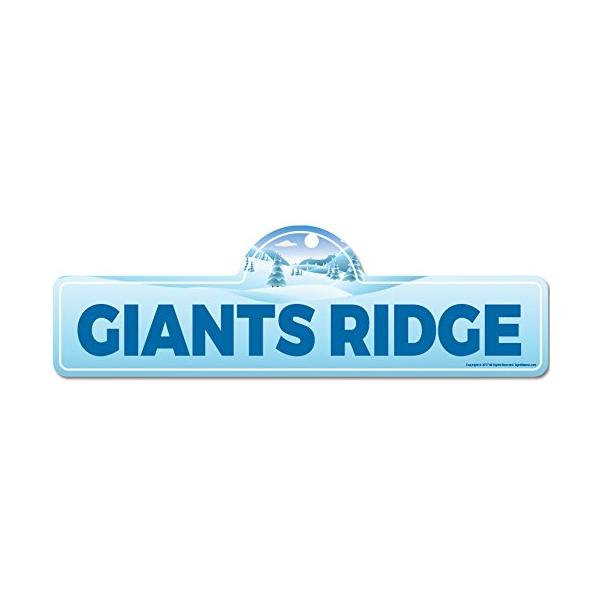 ・Unique Gift - Good for decorating a work space or hanging in a den, this Giants Ridge street sign also makes a great gi...
