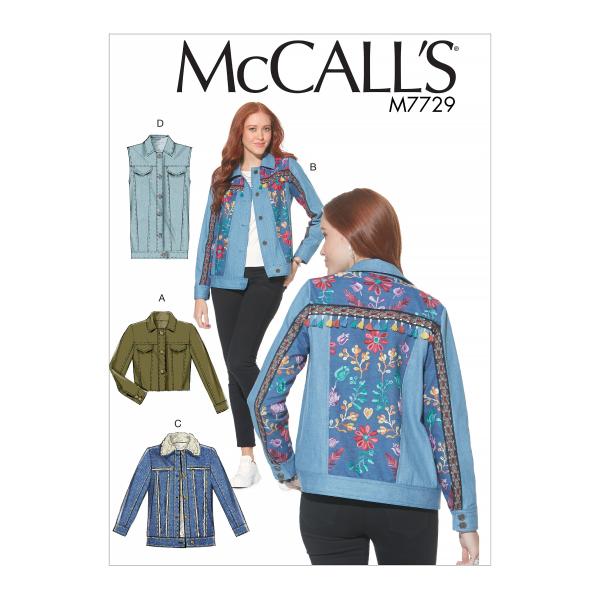 ・Size: A5 (6-8-10-12-14)・Includes pattern pieces and sewing instructions・Made by McCall's・Copyright 2018・Printed in the ...
