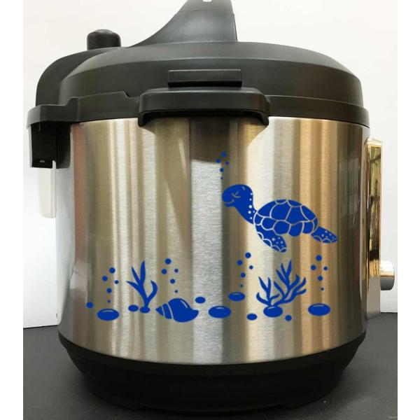 ・Sized to fit all 6 and 8 quart instant pots.・Comes with 2 decals, one for each side!・Includes easy-to-follow instructio...