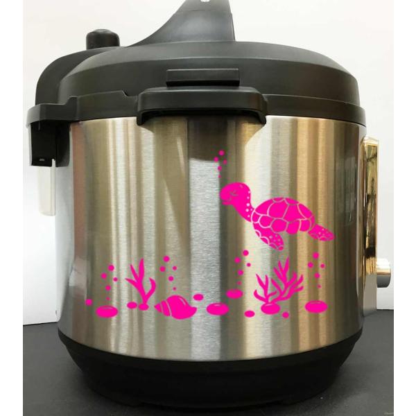 ・Sized to fit all 6 and 8 quart instant pots.・Comes with 2 decals, one for each side!・Includes easy-to-follow instructio...