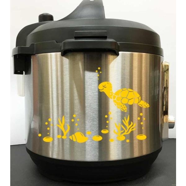 ・Sized to fit all 6 and 8 quart instant pots.・Comes with 2 decals, one for each side!・Includes easy-to-follow instructio...