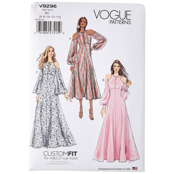 ・Includes sewing templates, instructions, fabric recommendations, and sizing guides for (3) different women's dresses.・S...