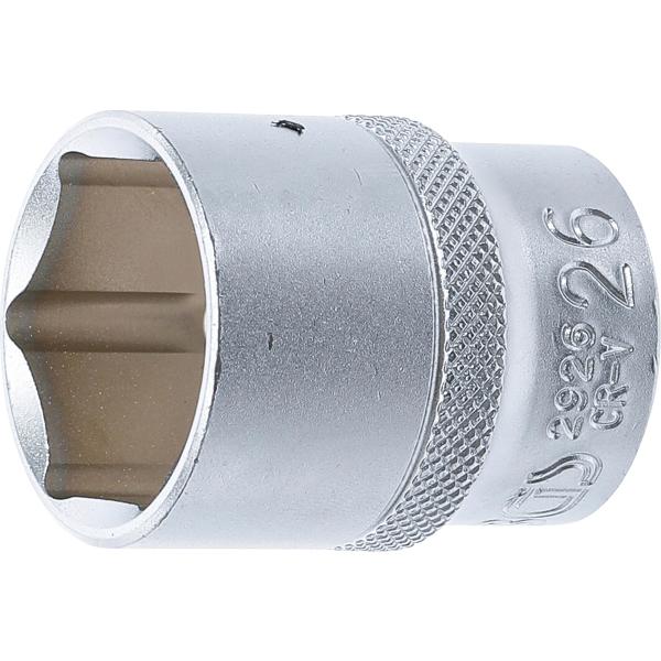 ・made of chrome vanadium steel・knurled・profile: Pro torque (hexagon)・surface finish: satin chrome plated