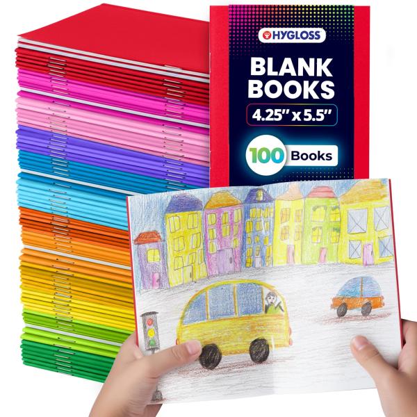 ・BLANK BOOKS TO WRITE STORIES - Inspire young writers and artists with this blank book set, featuring 24 unlined pages a...
