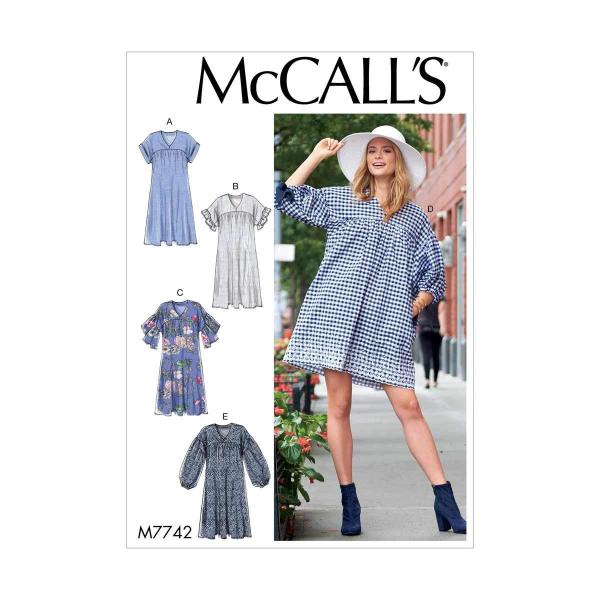 ・Size: Z (Large-Xlg)・Includes pattern pieces and sewing instructions・Made by mccall's・Copyright 2018・Printed in the u.S.A