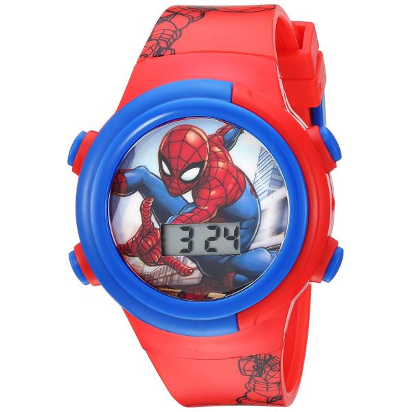 ・This Spiderman digital kids watch is the perfect gift for your little one. With a clear, easy to read digital display a...