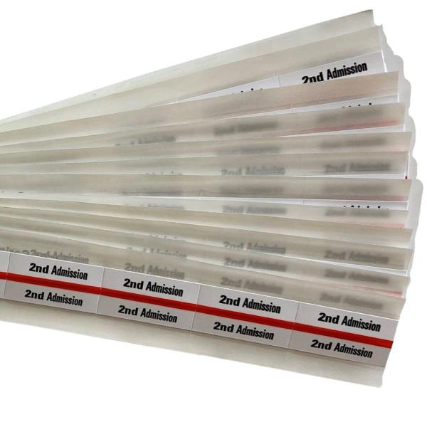 ・1-1/2"w tabs, red, 100 tabs per pack・Self-adhesive tabs make indexing of admission files easy and Economical・Plastic la...
