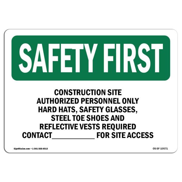 ・EXTREMELY DURABLE: All our OSHA safety products are made from commercial grade materials specifically rated for outdoor...