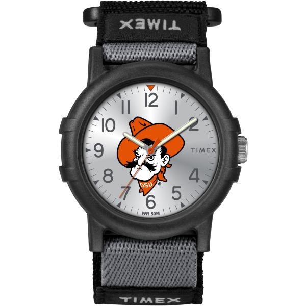 ・調節可能なfastwrapバンド・ファブリックのストラップと樹脂製ケース・子供＆幼児用・最長10年バッテリーの寿命・公式ライセンスオクラホマ州立カウボーイズユースWATCH