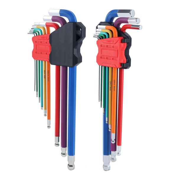 ・SUPERIOR QUALITY: Forged from high-quality chrome vanadium steel, with advanced heat treatment process, our hex key wre...