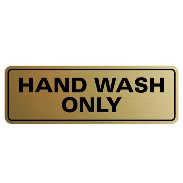 ・"Hand Wash Only" Sign for your home, office, business or shop.・DURABLE MATERIAL: Crafted from sturdy ABS plastic for en...