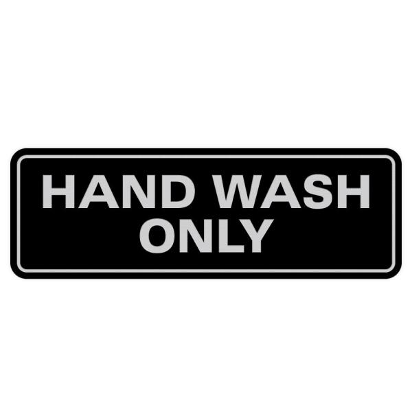・"Hand Wash Only" Sign for your home, office, business or shop.・DURABLE MATERIAL: Crafted from sturdy ABS plastic for en...