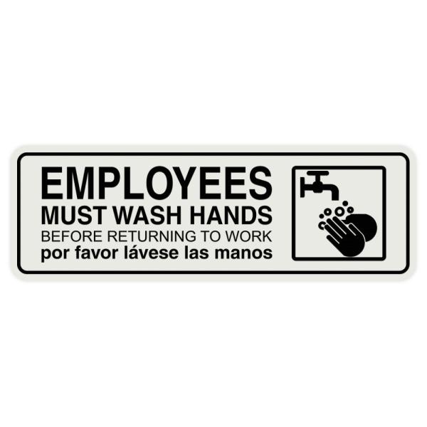 ・Promotes Hygiene ＆ Safety - Reminds staff of essential handwashing practices to support a clean and healthy environment...