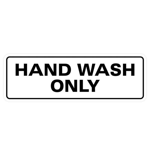 ・"Hand Wash Only" Sign for your home, office, business or shop.・DURABLE MATERIAL: Crafted from sturdy ABS plastic for en...