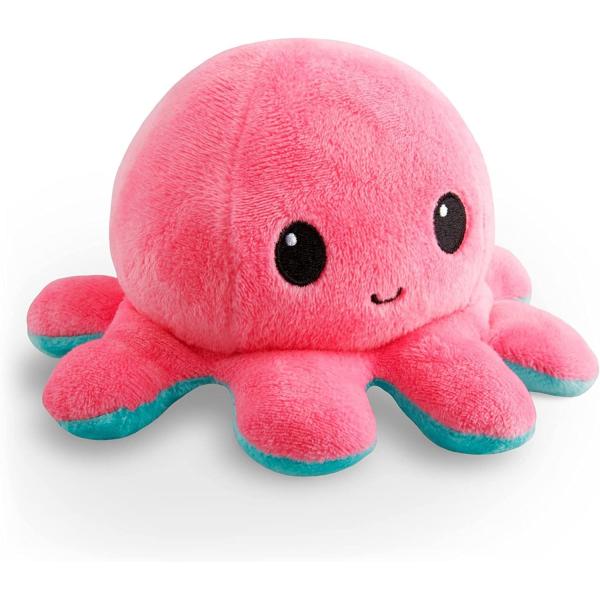 ・Compact Reversible Plushie: This 4-inch octopus plush flips between two expressive sides for quick, playful mood change...